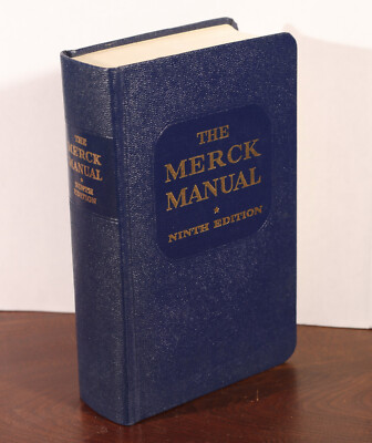 Merck Manual - Ninth Edition, hardcover 1956 | eBay
