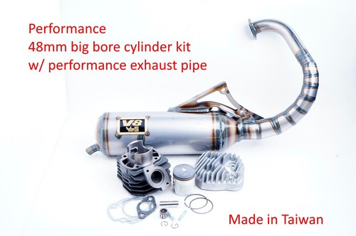 80cc Sport Cylinder & Performance Pipe for Flash 50 Free 50 Pure 50 TW ...