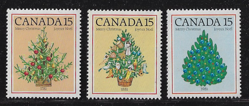 Canada Stamps — 1981, Christmas Trees #900-902 — MNH | eBay