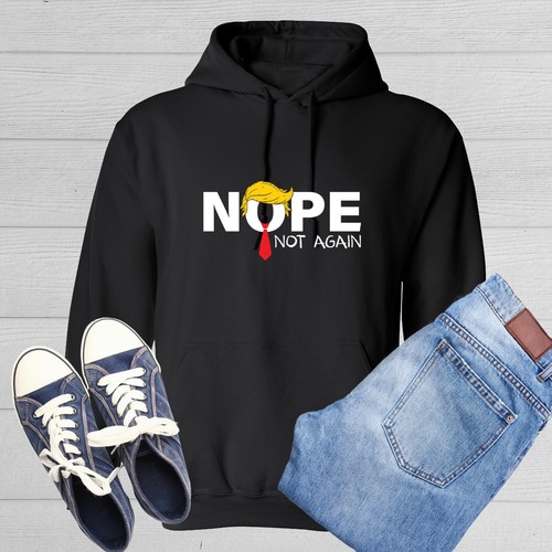 Nope Not Again Graphics Novelty Sarcastic Humor Men's Hoodies | eBay