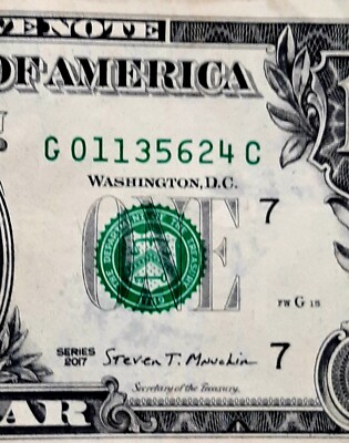SHIFT ERROR-BILl SERIAL NUMBER & GREEN SEAL SHIFT FAR DOWN ERROR 2017 ...