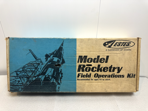 Vintage Estes Model Rocketry Range Operations Box Rocket Kit Incomplete ...