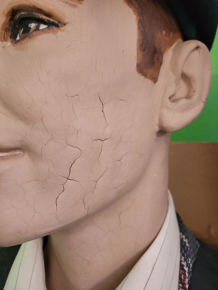 Vtg Full Body Plaster (?) Male Mannequin Menswear Store Display ...