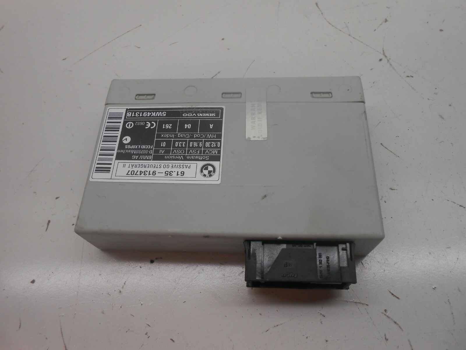 2008-2012 BMW 5-SERIES PASSIVE 90 KEY-LESS CONTROL MODULE 61359134707 ...