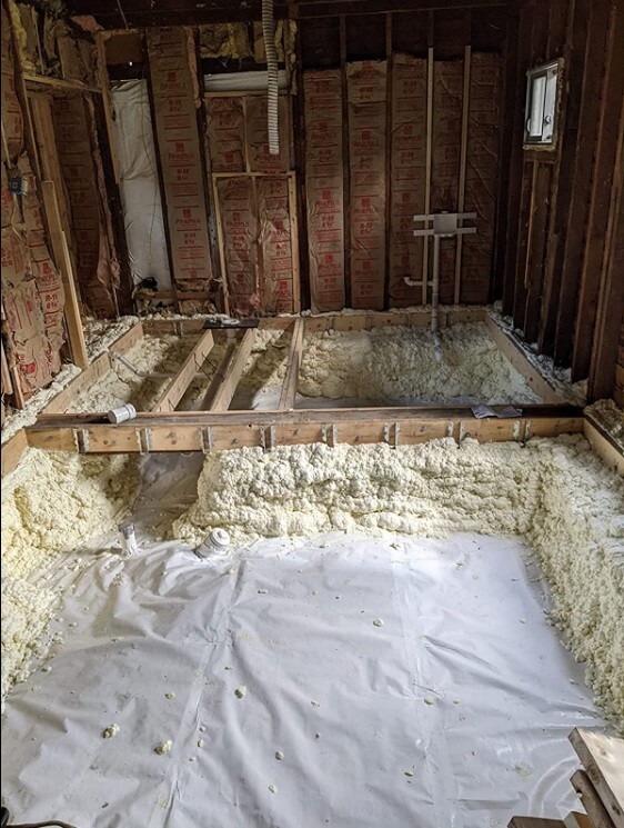 Vega Bond V200 Closed Cell Spray Foam Insulation Kit. 2 Part Foam ...