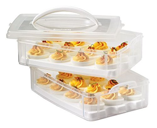Snap 'n Stack Portable Storage Carrier With Lid For Eggs Bpafree Egg ...