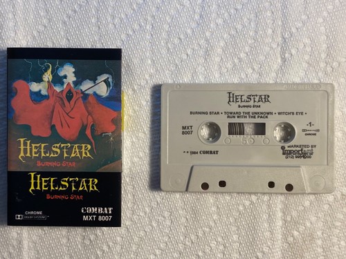 Helstar - Burning Star US orig' Combat cassette 1984 HEAVY SPEED metal ...