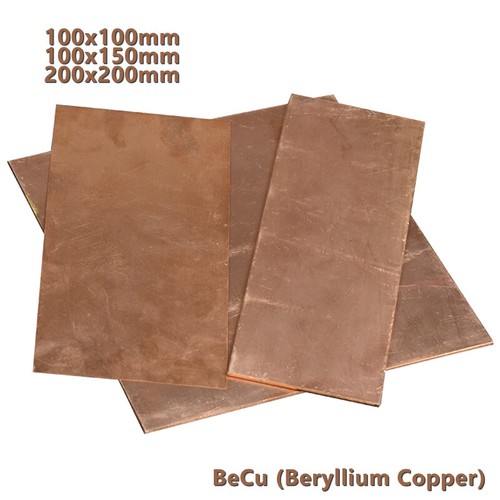 Beryllium Copper Sheet Plate 0.5-5mm Thick BeCu C17200 Metal Panel Cut ...