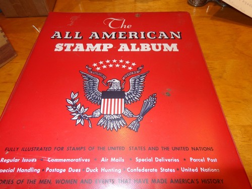 All American Stamp Album with stamps | eBay