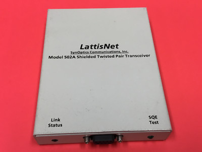 LattisNet - 502A - Shielded Twisted Pair Transceiver | eBay