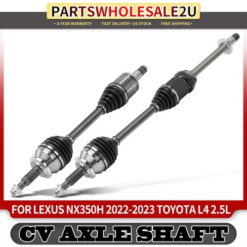 2x Front Side CV Axle Assembly for Lexus NX350h NX450h+ Toyota RAV4 ...