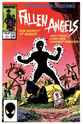 Fallen Angels #1 NM- 9.2 1986 New Mutants Spin-Off Kerry Gammill Cover ...
