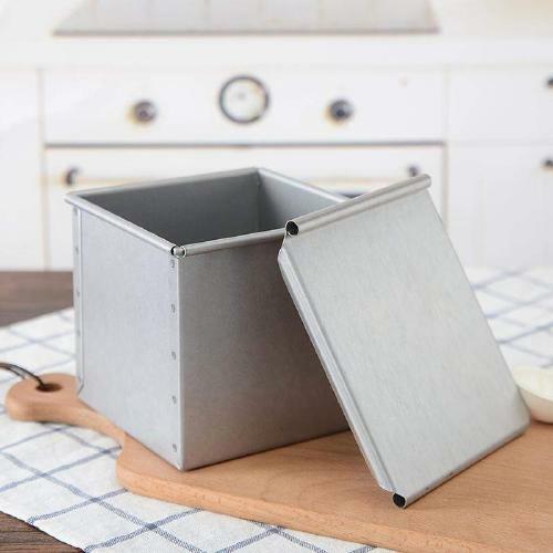 Tiger crown Steel Square Bread Mold with Lid baking pan 2375 Japan | eBay