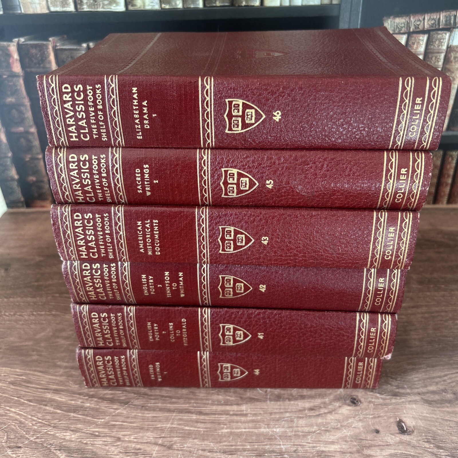 Harvard Classics The Five-Foot Shelf of Books 6 Volumes | eBay