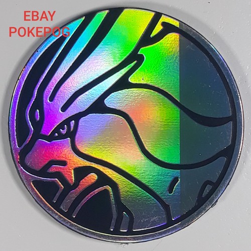 SUICUNE 2021 Jeton Pièce Coin Pog Pokémon Silver Rainbow Holofoil Ø 34 ...