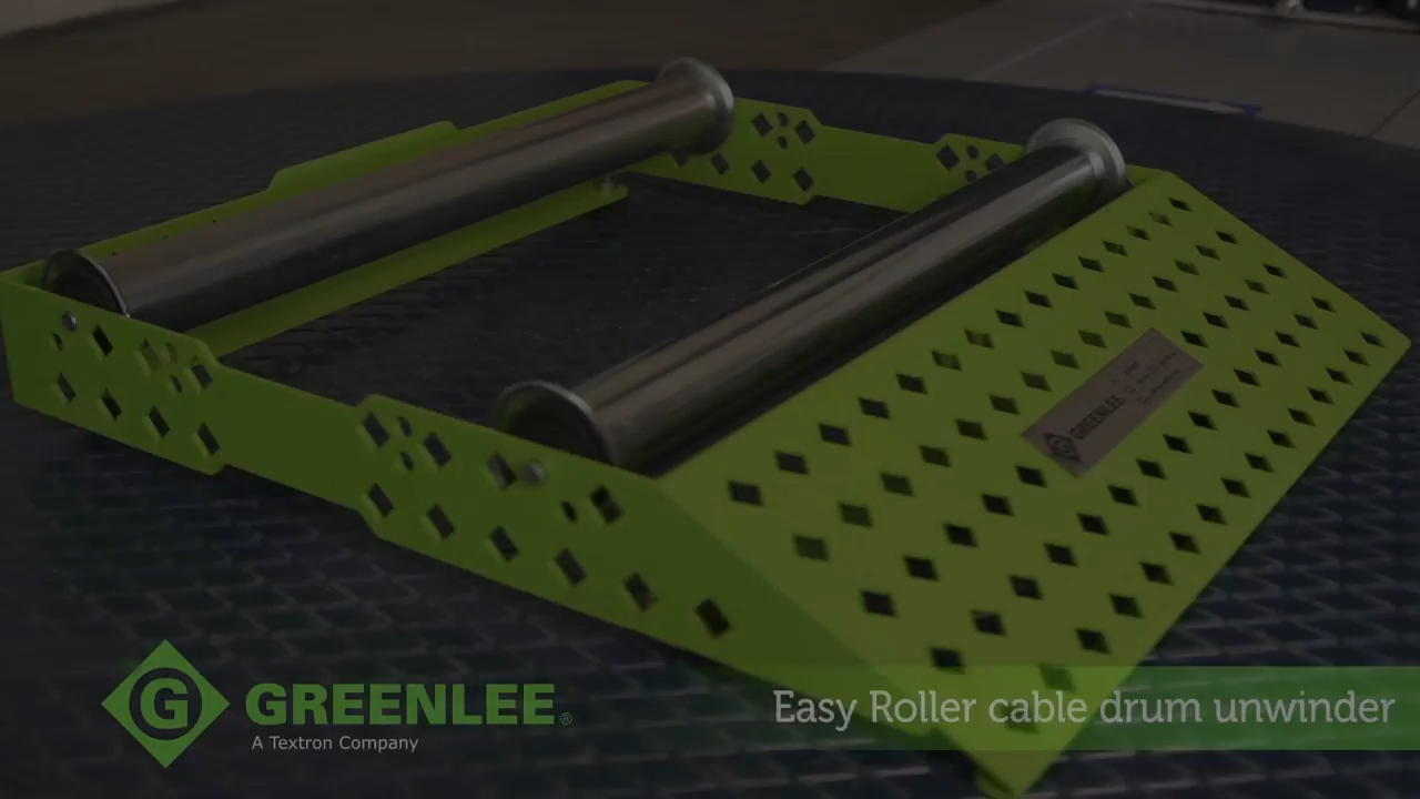 Greenlee / KLAUKE 52055384 Easy Roller Cable drum unwinder -Wide- | eBay