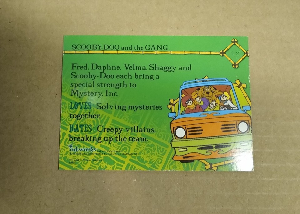 Scooby-Doo Movie Trading Cards Lenticular Chase Card L2 Scooby-Doo and ...