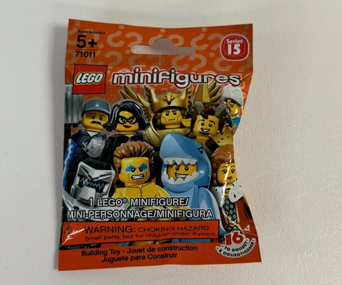 *OPENED TO VERIFY CONTENTS* LEGO Minifigures 71011 SERIES 15 Shark Suit ...