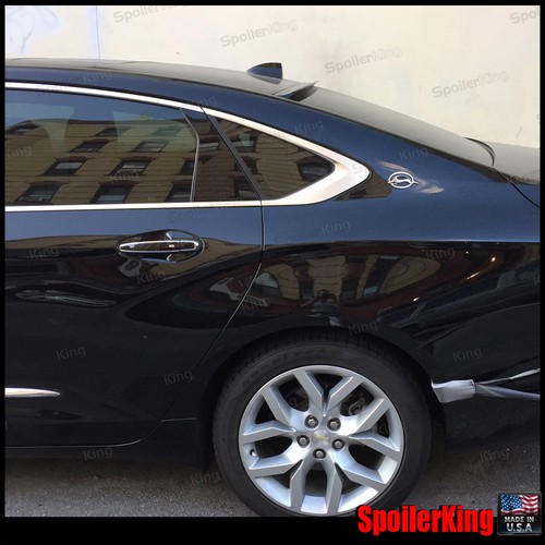 COMBO Rear Roof Wing & Trunk Lip Spoiler Fits: Chevy Impala 2014-2021 ...