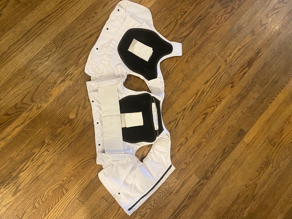 GUARDIAN BODY ARMOR CARRIER NO INSERTS OUTER VEST WHITE SIZE 48 R ...