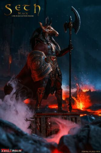 New TBLeague PL2022-191A Ancient Egyptian God Seth Black 1/6 Figure In ...