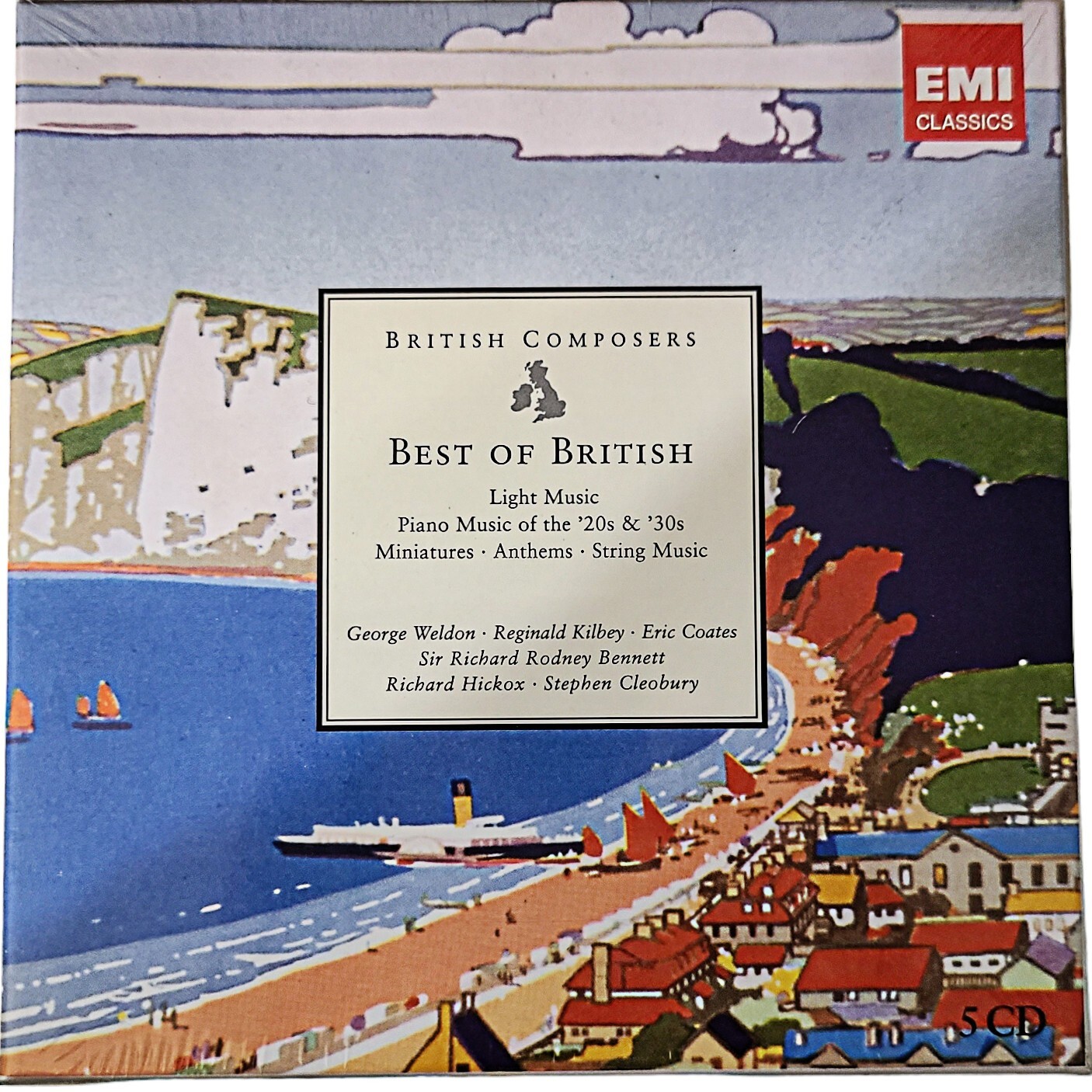 Best of British Composers Light Music 5 CD Box Set Classical Piano EMI ...