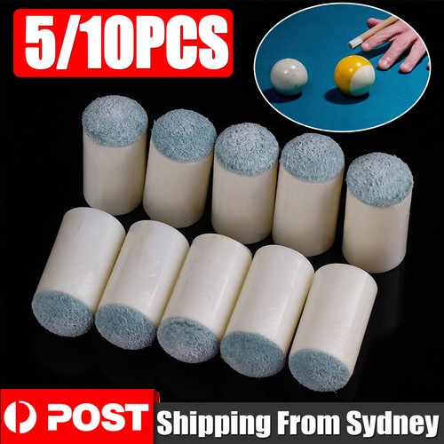 5/10x 12mm PUSH ON Pool Snooker For Billiard Cue Tips Head Cover ...