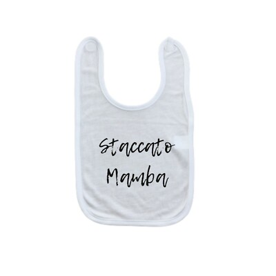 Staccato Mamba Baby Bib - Laughing Giraffe Baby Bib - One Size - Bones ...