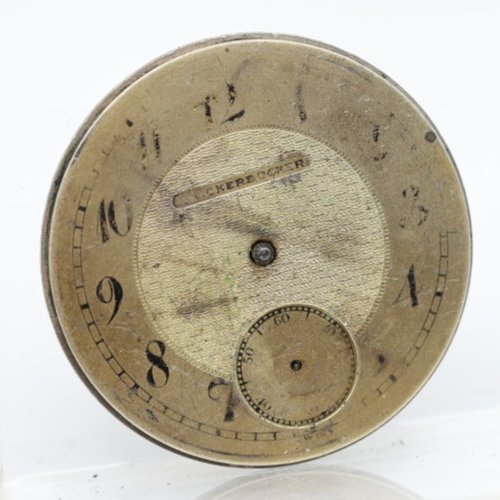 KNICKERBOCKER SWISS JUILLARD 7j POCKET WATCH MOVEMENT 41.6mm FOR REPAIR ...