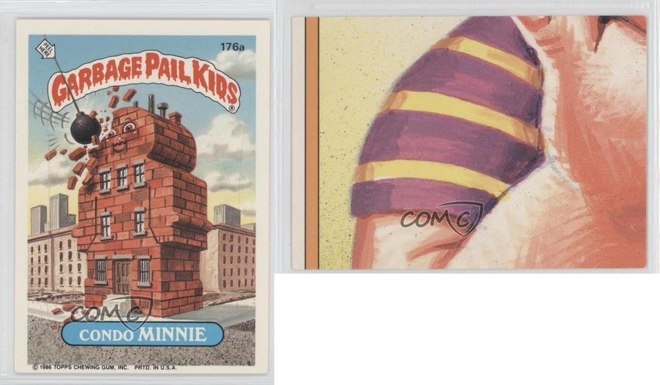 1986 Topps Garbage Pail Kids Series 5 Condo Minnie #176a 0o9 | eBay