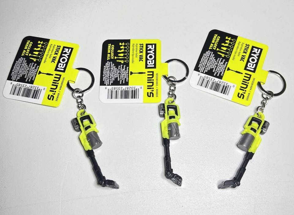 RYOBI Mini’s Keyring Keychain One+ Power Tools - Stick Vac Handyman ...