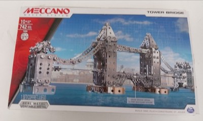 Meccano Tower Bridge Construction Set Ages 10 Collectable Toy Metal ...