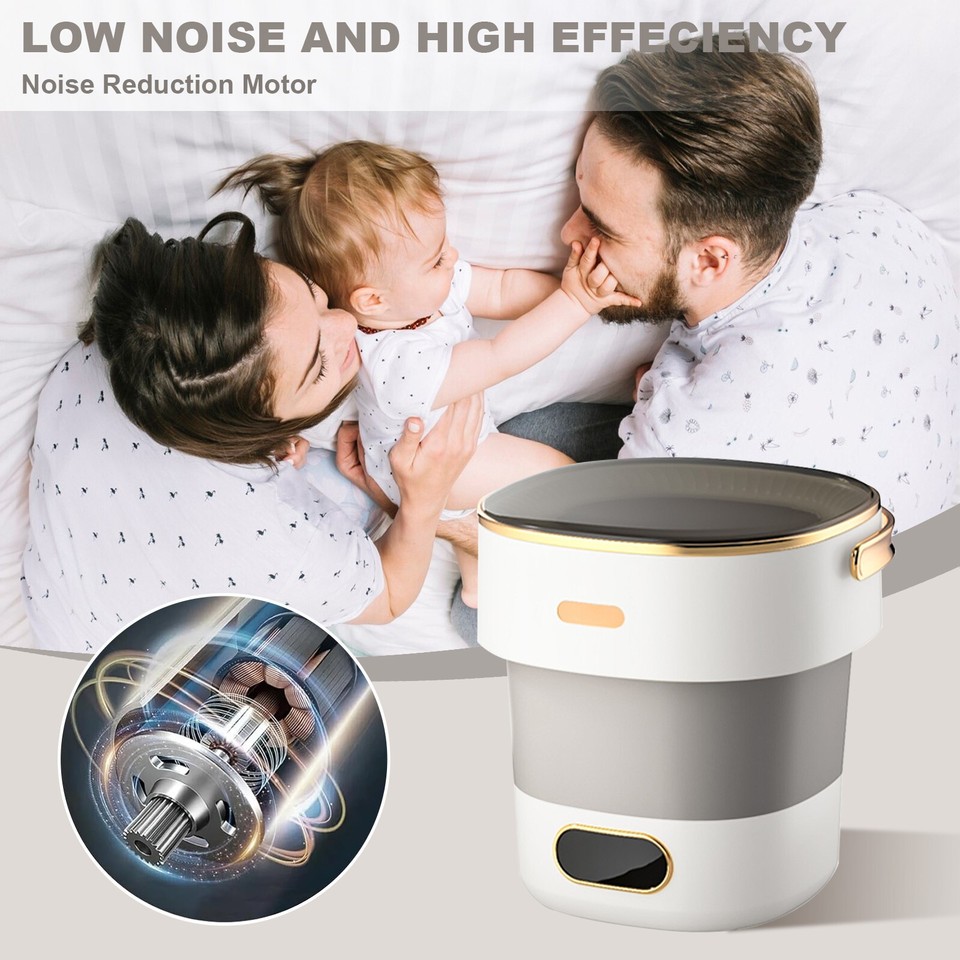 Portable Washing Machine Mini Washer Foldable Washer and Spin Dryer ...