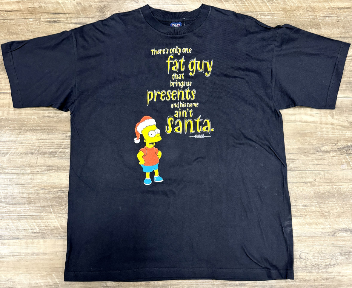 Vintage 1998 Bart Simpson Christmas The Simpsons Cart… - Gem