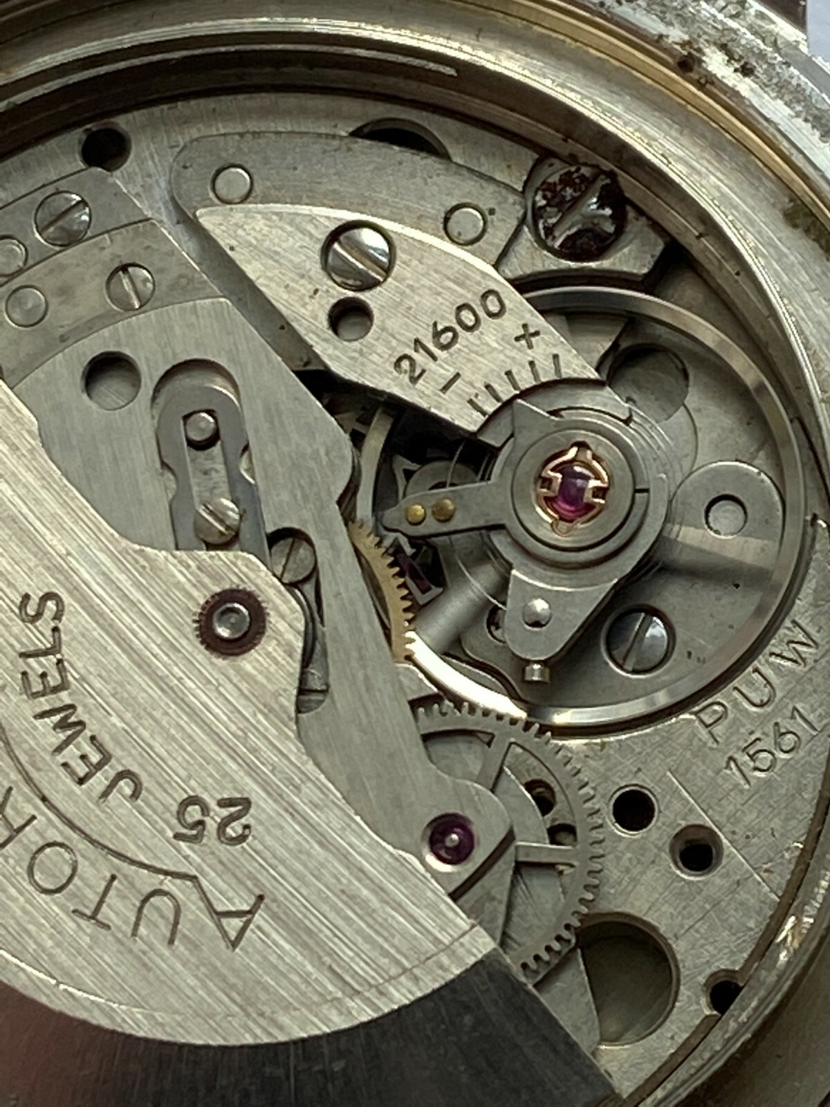 Vintage RARE BEAUTIFUL WATCH FORMATIC 2000 AUTOMATIC 25 JEWELS PUW 1561 ...