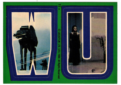 1980 Topps Empire Strikes Back S. 3 Sticker # 72 W & U (ex-mt) A | eBay