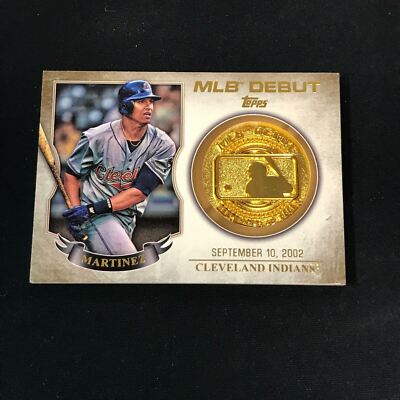 2016 Topps VICTOR MARTINEZ MLB Debut Coin #VBM-VM Cleveland Indians ...