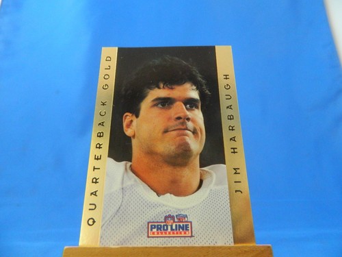 Jim Harbaugh NFL Pro Line Collection 1992 Quarterback Gold | eBay