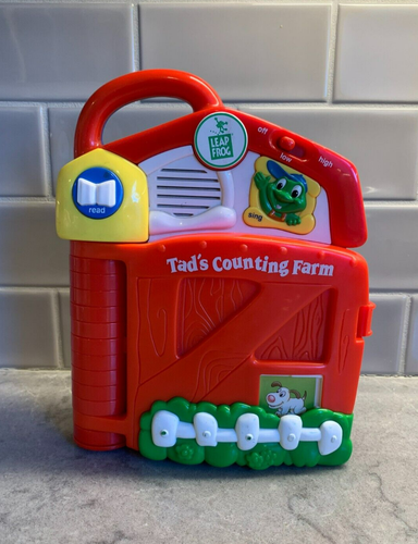 Leap Frog TAD'S COUNTING FARM Interactive Electronic Talking Book ...