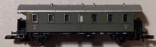 Marklin Z Scale 3rd Class DRG Green Passenger Car LN | eBay