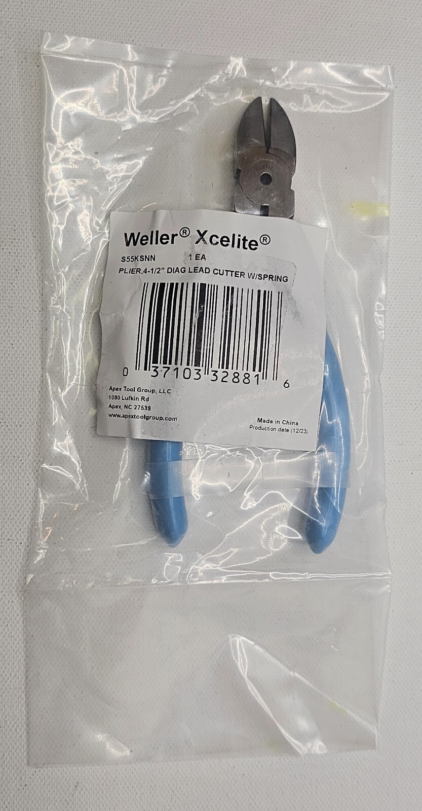 XCELITE BY WELLER 4.5'' DIAG LEAD CUTTER PLIER WITH SPRING S55KSNN | eBay