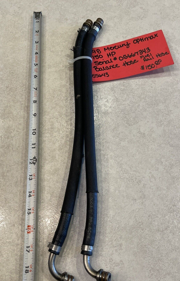 Mercury Optimax Outboard Balance Hose Fuel Rail Hose #855643 | OE