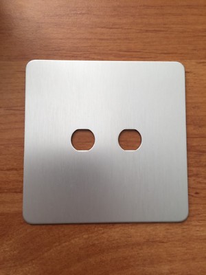 MK Edge K14432 SAA 2 Mod Toggle Switch Front Plate Mounting Frame & Key ...