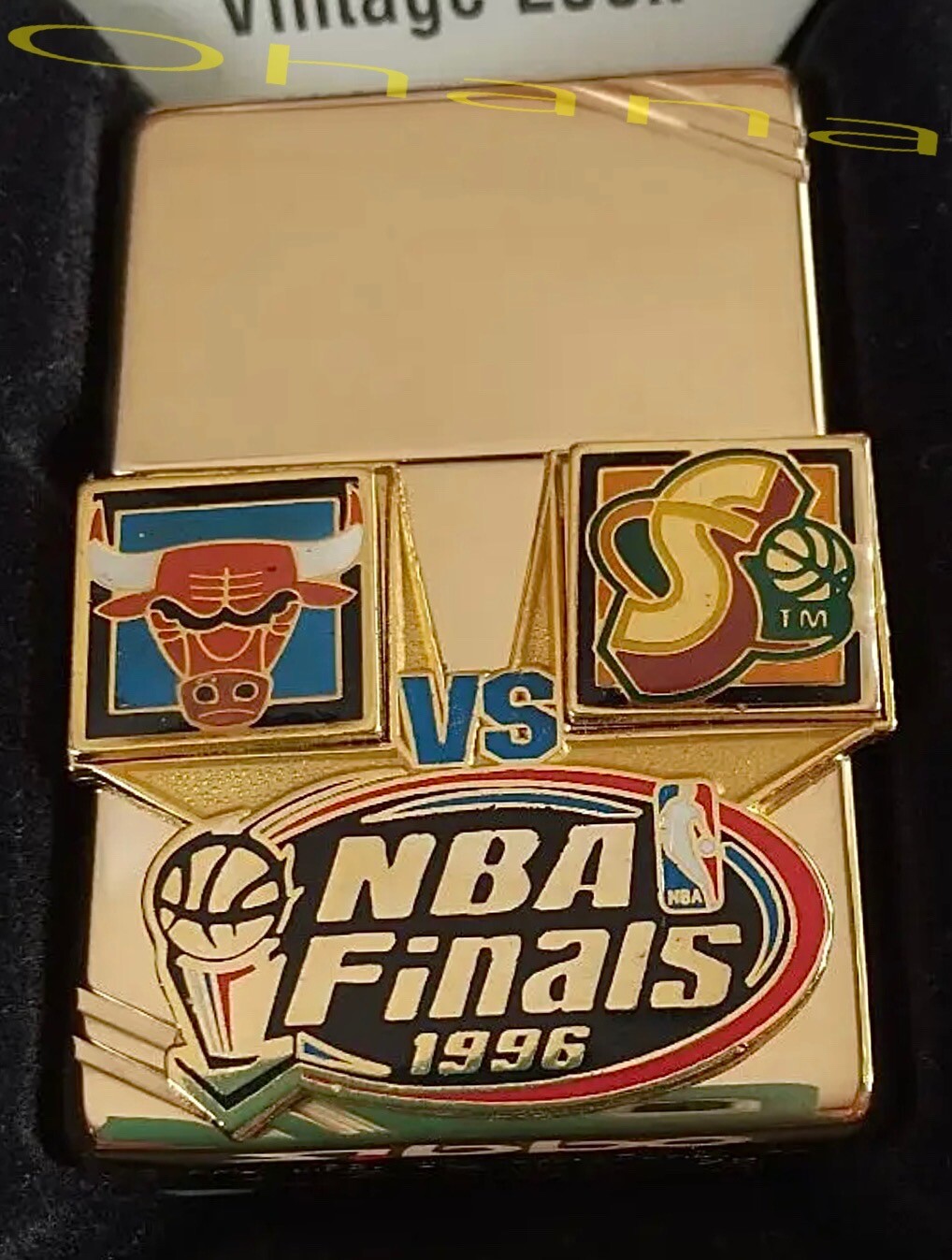 ZIPPO Chicago Bulls NBA Finals 1996 Gold Metal Inner Unit Gold JP | eBay