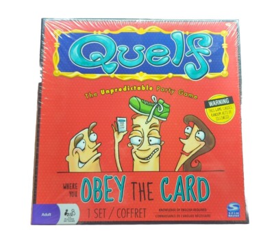 SEALED Spin Master Quelf Obey The Cards, Unpredictable Adult Party ...