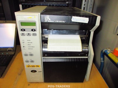 Zebra 170XiIII PLUS Thermal Barcode Label Printer USB Rewinder LINES ...