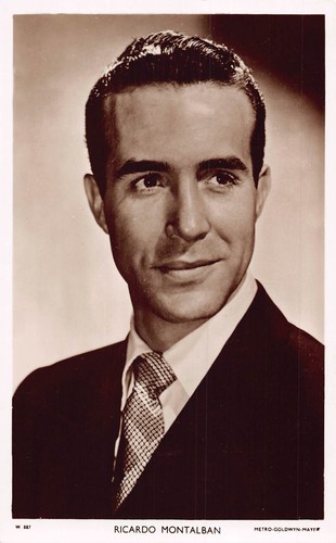 Actor Film Star Ricardo Montalban picturegoer series RPPC postcard | eBay