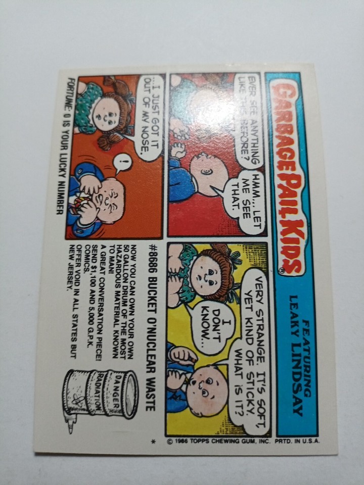 Garbage Pail Kids Jerry Artric 239a | eBay