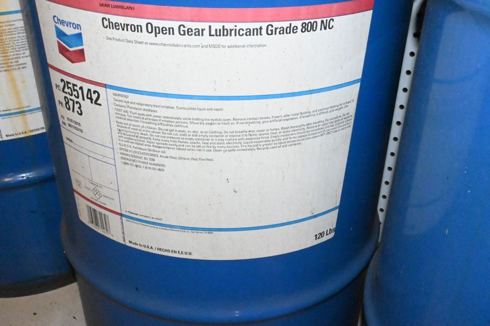 Chevron Open Gear Lubricant Grade 800 NC 120# Keg | eBay