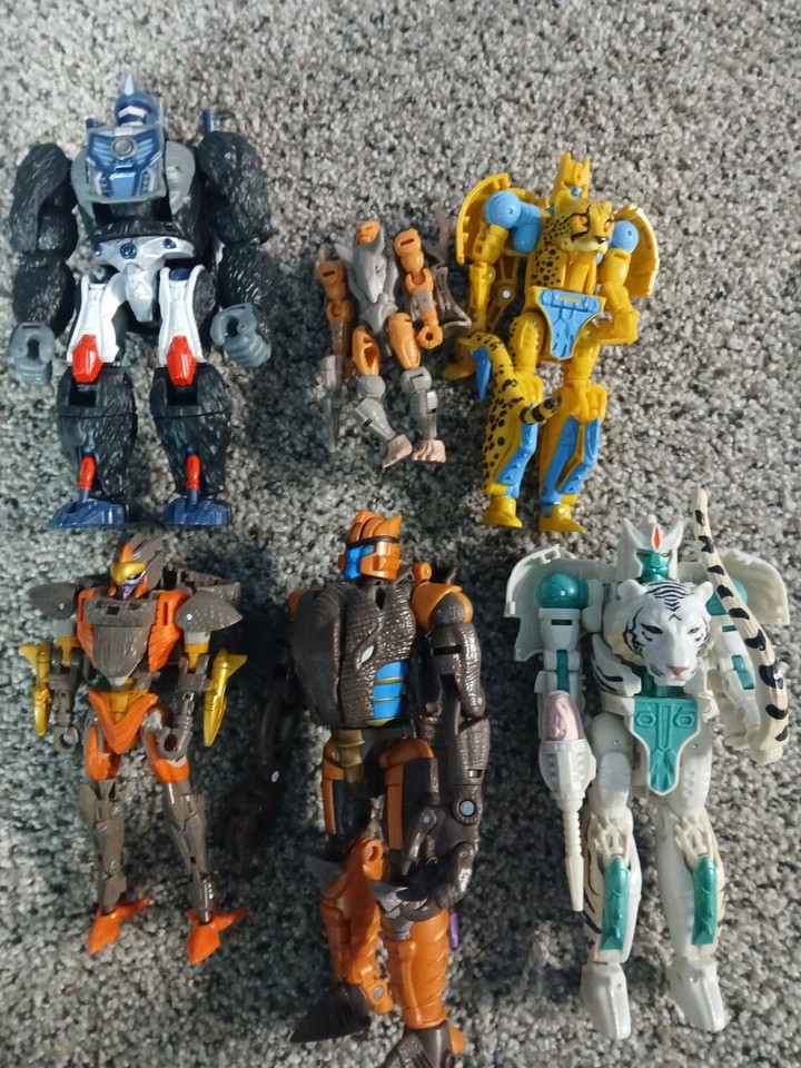 Transformers Kingdom CHEETOR RATRAP OPTIMUS PRIMAL DINOBOT RINOX ...
